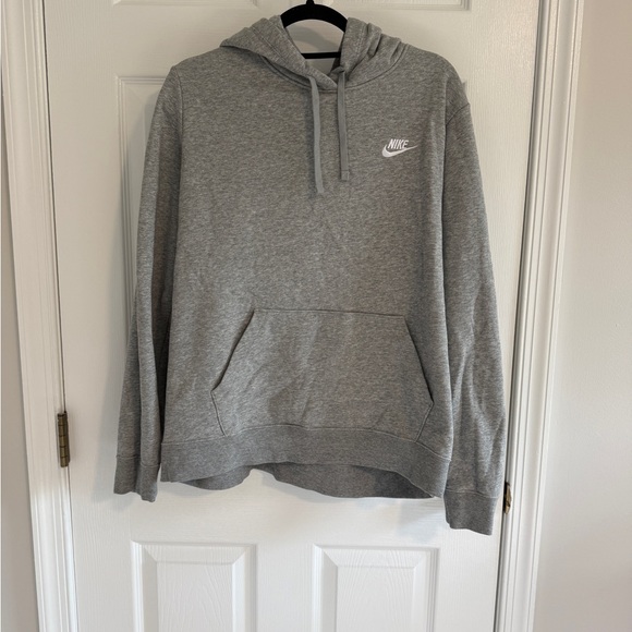 Nike | Sweaters | Nike Gray Sweater With Ribbed Hem And Cuffs | Poshmark